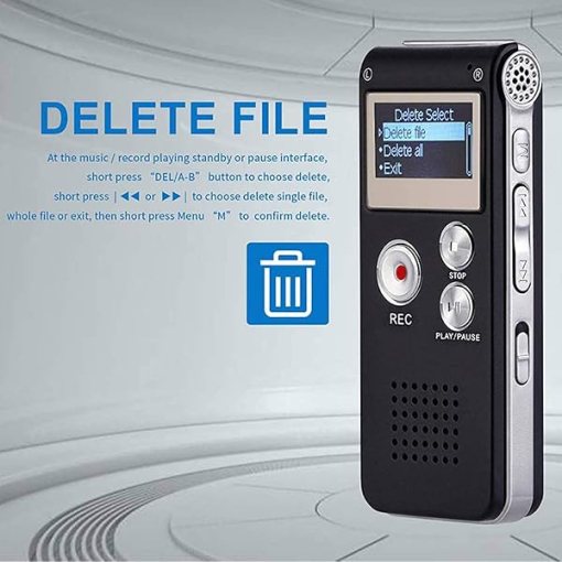 KDRose Digital Voice Recorder Voice Activated for Lectures,Meetings ...